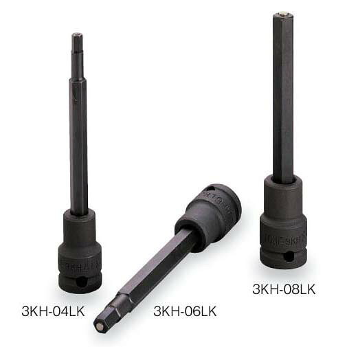 TONE(トネ)の一覧はこちら●差込角9.5mm(3/8inch)●二面幅6mm●ヘキサゴン●二面幅6mm●ミリ●構造用鋼●六角穴付きボルト・ねじの締付け、緩め作業用。●強力タイプのマグネット付ロングヘキサゴンソケットです。インパクトレンチ...