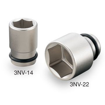TONE(トネ)の一覧はこちら●差込角9.5mm(3/8inch)●二面幅16mm●6角●二面幅16mm●ミリ●構造用鋼●ボルト・ナットの締付け・緩め作業用。●外観品質と防錆力の向上を図った無電解めっき仕様のインパクト用ソケットです。Oリン...