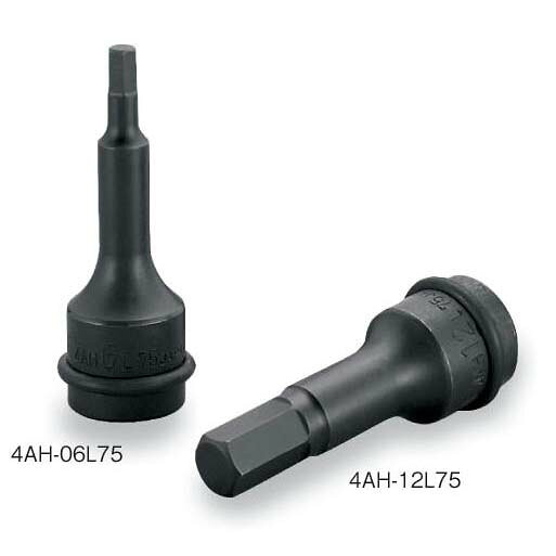 TONE(トネ)の一覧はこちら●差込角12.7mm(1/2inch)●二面幅17mm●ヘキサゴン●二面幅17mm●ミリ●構造用鋼●六角穴付きボルト・ねじの締付け、緩め作業用。●インパクトレンチなどの動力工具用のセミロングヘキサゴンソケットで...