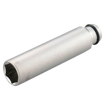 TONE(トネ)の一覧はこちら●差込角12.7mm(1/2inch)●二面幅19mm●6角●二面幅19mm●ミリ●構造用鋼●ボルト・ナットの締付け・緩め作業用。●外観品質と防錆力の向上を図った無電解めっき仕様のインパクト用超ロングソケットで...