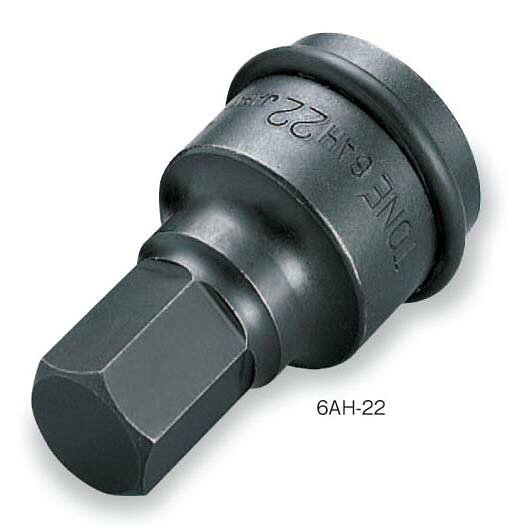 TONE(トネ)の一覧はこちら●差込角19.0mm(3/4inch)●二面幅17mm●ヘキサゴン●二面幅17mm●ミリ●構造用鋼●六角穴付きボルト・ねじの締付け、緩め作業用。●インパクトレンチなどの動力工具用のヘキサゴンソケットです。●その...