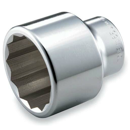 TONE(トネ)の一覧はこちら●差込角25.4mm(1inch)●二面幅46mm●12角●二面幅46mm●ミリ●構造用鋼●大型ボルト・ナットの締付け、緩め作業用。●スタンダードタイプの対辺12角形状です。差し込み後、トルクをかけてもナメにく...