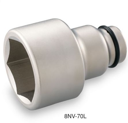 TONE(トネ)の一覧はこちら●差込角25.4mm(1inch)●二面幅27mm●6角●二面幅27mm●ミリ●構造用鋼●ボルト・ナットの締付け・緩め作業用。●外観品質と防錆力の向上を図った無電解めっき仕様のインパクト用ロングソケットです。O...