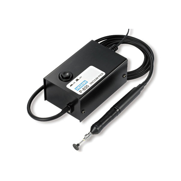 HOZAN(ホーザン)の一覧はこちら電動式吸着ピンセット 電動ポンプで対象物を吸着させるため、スムーズな作業が可能 150gまでのピックアップに対応 コンパクトな本体、静かな作動音（45dB以下） JANCD:4962772068359【銀...