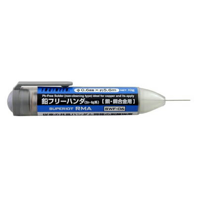 ENGINEER(エンジニア)の一覧はこちら特長はんだ付け作業が迅速にでき、残渣に吸収性や腐食性が全く無く電気絶縁性にも優れている理想的ヤニ入りはんだです。ヤニの成分に塩素、臭素系の活性剤を含まずはんだ付け後の洗浄が全く不要です。□規格　J...