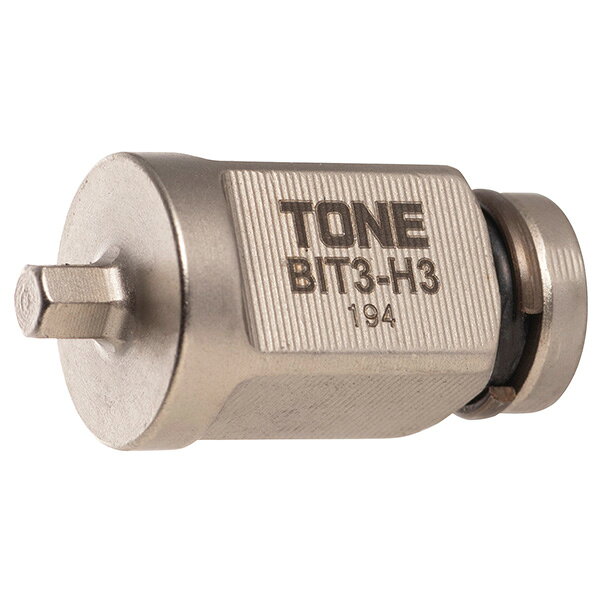 TONE(トネ)の一覧はこちら●凹タイプのラチェットハンドルに取付けて、高さを低く使えます●狭い場所での使用に最適です●差込角：差込角9.5mm(3/8inch)●二面幅寸法：二面幅3mm●先端形状：ヘキサゴン●先端規格寸法：二面幅3mm●...
