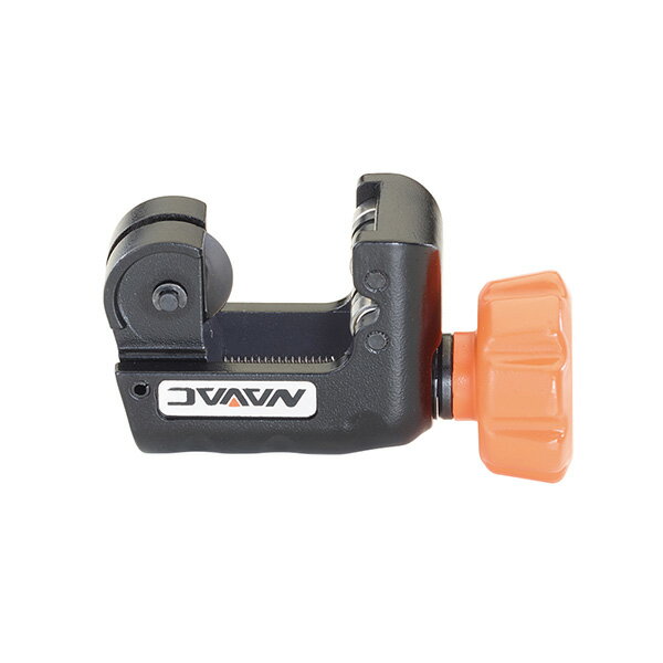 イチネンTASCO (タスコ)の一覧はこちら分類：冷凍・空調用配管工具 ＞ チューブカッターベアリング内蔵ローラーと切れ味抜群の刃を採用。最上級のクオリティで仕上げられたチューブカッター。【特長】□ シャープな切れ味で高耐久。□スペア替刃1...