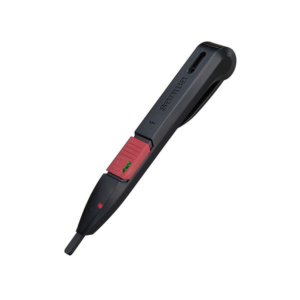 イチネンTASCO (タスコ)の一覧はこちら分類：電気計測器 ＞ 検電器薄くて持ちやすいペン型デザイン【特長】□スリムボディで持ちやすいペン型デザイン□横からも見えるLED□充電部や裸線用/被覆電線用の切り替え式【詳細スペック】使用電圧範囲...