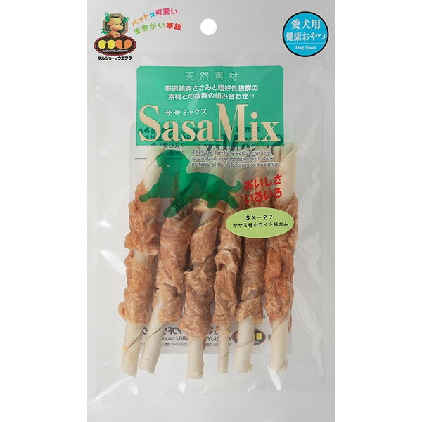 マルジョー＆ウエフクの一覧はこちら国産。天然素材使用！食いつき抜群！鶏ささみと嗜好性抜群の素材との組み合わせ。【商品サイズ】縦(mm)　140横(mm)　30高さ(mm)　230【商品重量】重量(g)　70JANCD:49706289085...