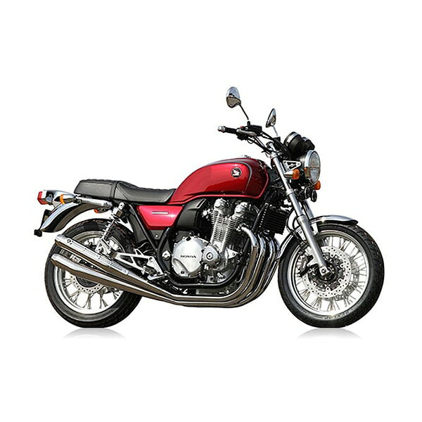 4本出しはエキゾーストノートとスタイルも名車CB750Kをモチーフにしたサイレンサー。ビッグネイキッドの醍醐味であるトルクフルな加速感を強化。軽く、扱いやすく、走りを楽しめます。適合型式：EBL-SC65最高出力：90.8ps（STD：77...
