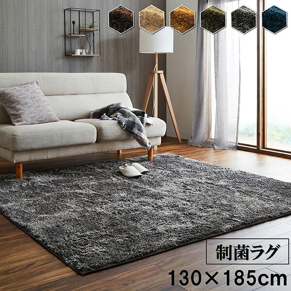 ふわふわ長毛シャギーが魅力のラグカーペット。滑りにくい加工で安心。床暖房対応で一年中使えます。JANCD:4550317361524【発送区分】この商品はメーカーよりお届けいたします。発送連絡が遅れる場合がございます。【銀行振込・コンビニ決...
