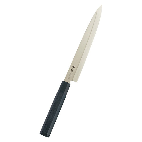 貝印の一覧はこちら●刺身240ミリです。●錆びにくくお手入れ簡単な和包丁。●刃渡り:240mm 。●入数:1丁。●刃:モリブデンバナジウムステンレス刃物鋼●口金:ナイロン●柄:積層強化木●製造国:日本。●商品サイズ:70x450x25mm。...