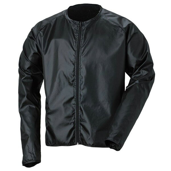 商品詳細【カラー展開】■カラー：ブラック【サイズ展開】■サイズ：S、M、L、LL、XL、XXL【素材】■素材：ポリエステル100%商品特徴●ジャケットのインに着れば、風による体温の低下を効果的に防げる。●持ち運び易い便利なポケッタブル仕様。...