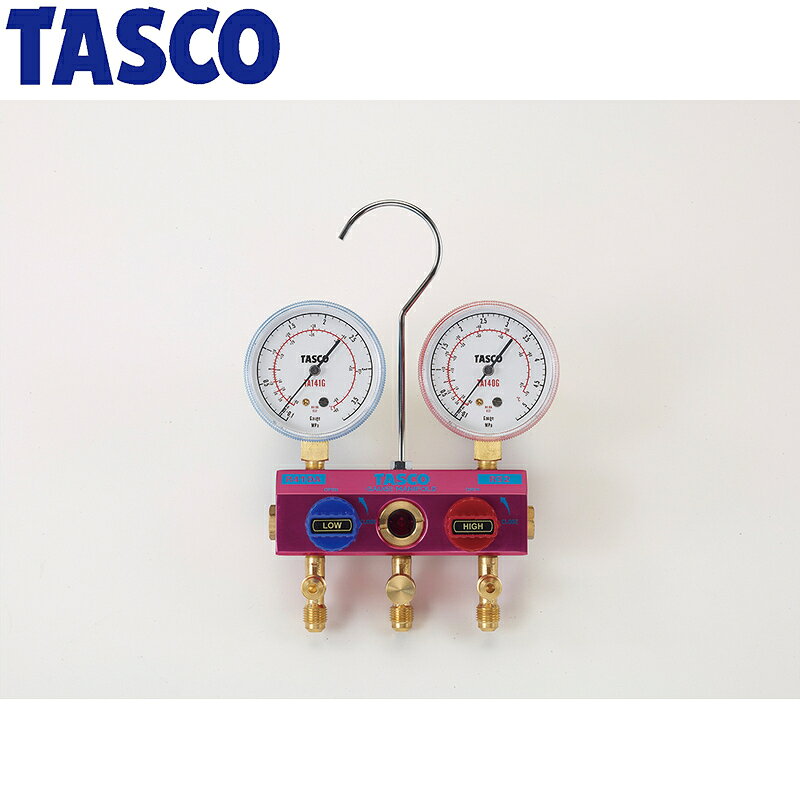 イチネンTASCO (タスコ)の一覧はこちら分類：冷凍・空調工具 ＞ マニホールド【仕様】■ ボール弁式開閉バルブ■ ゲージ取付ネジ…1/8″ NPT■ ホース接続ポート…5/16″フレア■ ボールバルブ式マニホールドボディ（TA122K-...