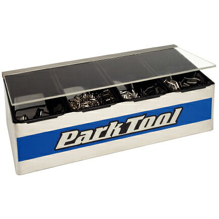 ParkTool(パークツール)の一覧はこちらスモールパーツなどの収納に最適なパーツケース。アール形状を採用した樹脂製のパーツ皿は高い作業性を提供します。□仕様サイズ　30.5cm×14cm×9cm部屋数　4個（取り外し可能）JANCD:4...
