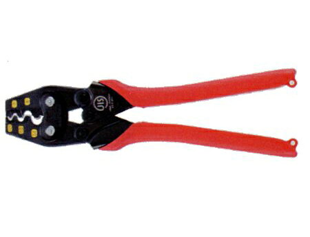 分類：作業工具類 ＞ 電設工具【仕様】■適用範囲…1.25、2.0、5.5、 8.0、14mm2■全長…259mm■質量…400g【特長】□新ラチェット機構により、ハンドル荷重が軽減されグリップ感も良好です。JANCD:4528422097...
