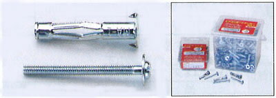 イチネンTASCO (タスコ)の一覧はこちら□入数・・・30本□サイズ・・・M4（ネジ長さ 45mm、スリーブ長さ 38mm）□ドリル径・・・9mm□表面処理・・・三価クロメートメッキ□引張強度・・・石膏ボード12.5mm 68kgf、9....