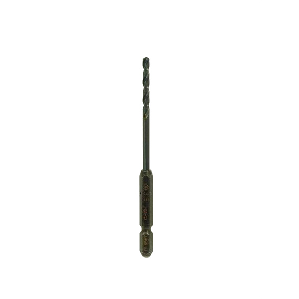 大西工業の一覧はこちら【用途】ステンレス・鉄工の穴あけ用【仕様】サイズ：3.8mm 全長：103mm 有効長：34mm ドリルチャック径：6.35mm【材質】コバルトハイス鋼（HSS-CO)【製造国】日本【パッケージサイズ】縦（mm）：40...