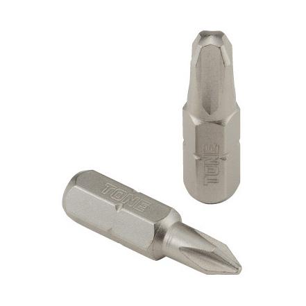 TONE(トネ)の一覧はこちら●ビット差込6.35mm(DIN3126 ISO1173 ショートビット)●プラス●(+)No.3●構造用鋼●プラス（＋）ねじの締付け、緩め作業用。●差込角6.35mmのドライバービットです。●インパクトレンチ...