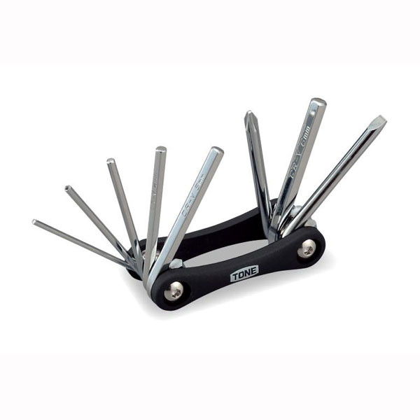 TONE(トネ)の一覧はこちら●●構造用鋼●自転車のメンテナンスに。●自転車のメンテナンスに必要なツールをセットしています。小型で携帯に便利です。●ハンマーなどで叩いて衝撃を与えないでください。【商品サイズ】縦(mm)　70横(mm)　15...