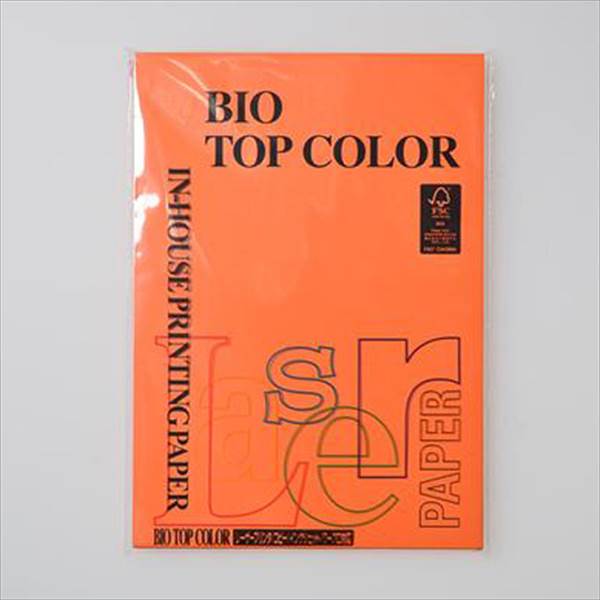 伊東屋の一覧はこちら【メーカー品番】BT133【本体色】オレンジ【入数】100枚●規格：A4判●坪量：80g／m2●四六判換算：68．8kg●紙厚：0．103mm●対応プリンタ：熱転写，モノクロレーザー，カラーレーザー，インクジェットJAN...