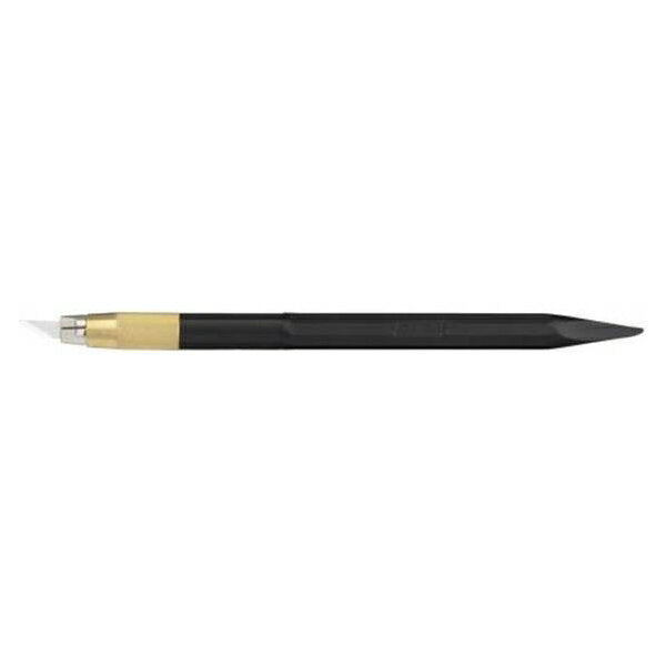 OLFA(オルファ)の一覧はこちら ペン型タイプにヘラ機能が追加。●全長：151mm●材質：PP樹脂●替刃5枚付【品番】216BSBK【本体色】ブラック【入数】1本JANCD:4901165202901【銀行振込・コンビニ決済】等前払い決済...