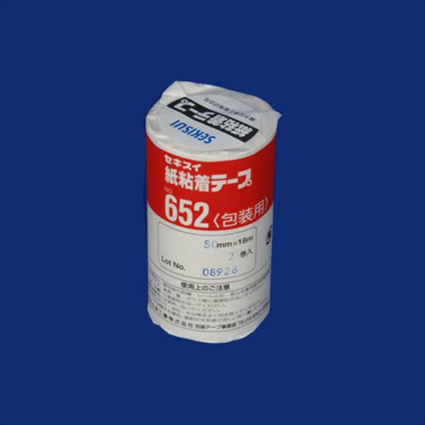 積水化学工業の一覧はこちら【メーカー品番】K652X09【入数】2巻●寸法：幅50mm×長18m●テープ厚：0．1mm●材質：基材＝和紙JANCD:4901860104715【銀行振込・コンビニ決済】等前払い決済予定のお客様へ当商品は弊社在...