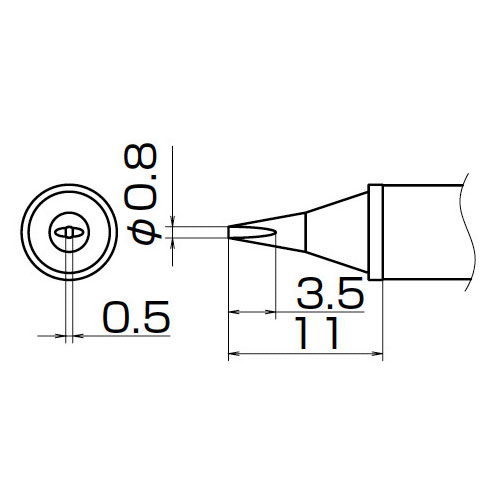 HAKKO(白光)の一覧はこちら□高熱容量タイプ□適用製品：FM2028-01/FM2028-02/FM2027-01/FM2027-02/FM2027-04JANCD:4962615017698【銀行振込・コンビニ決済】等前払い決済予定の...
