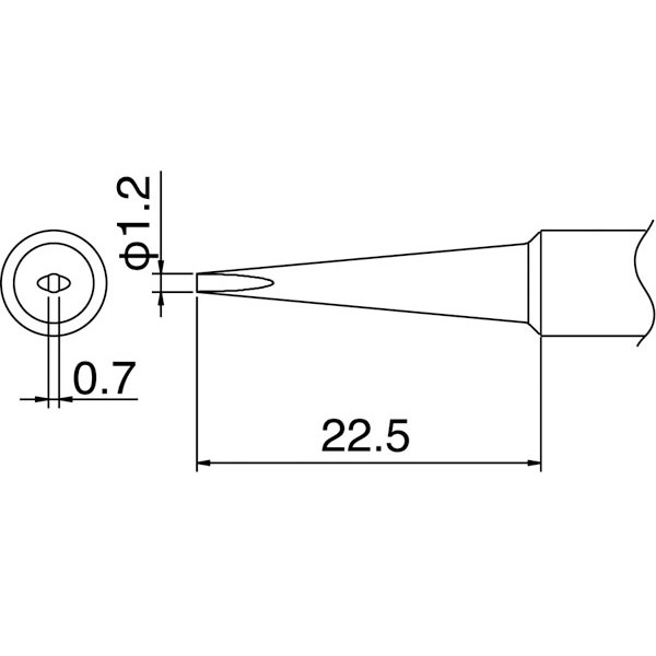HAKKO(白光)の一覧はこちら□適用製品：FX-888/FX-888D/FX-600※はんだ送り、N2システムには使用できません。●この商品はメーカー取寄せ品です●この商品は複数店舗と在庫を共有しています。●不具合がある商品、配送中の破損...