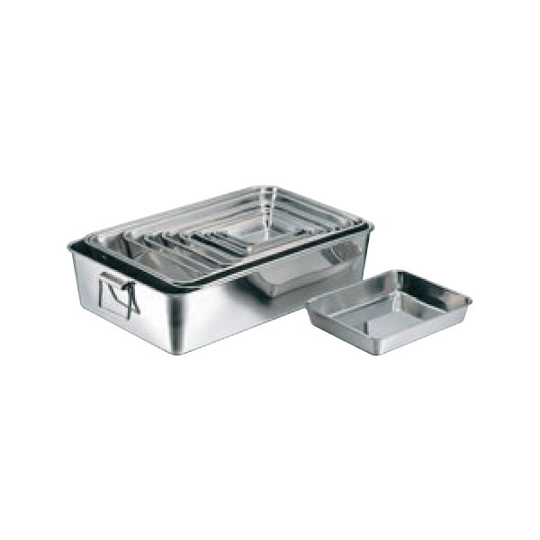 EBMの一覧はこちら■サイズ(mm) ： 210×170×H30■内寸1(mm) ： 底：170×130■板厚(mm) ： 0.5■重量 ： 180g■容量 ： 約0.8L■材質 ： 18-8ステンレスJANCD:4997956101232...