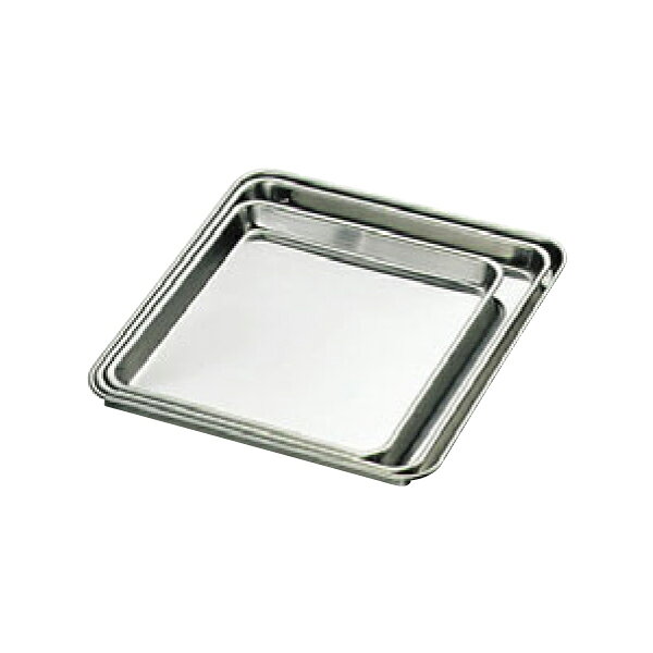 EBMの一覧はこちら■サイズ(mm) ： 270×270×H22■内寸1(mm) ： 底：245×245■板厚(mm) ： 0.6■重量 ： 500g■材質 ： 18-0ステンレスJANCD:4997956121025【銀行振込・コンビニ決...