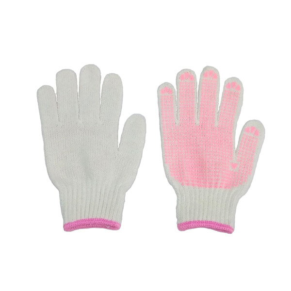 富士手袋工業の一覧はこちら【特長】女性にうれしい小さめサイズのすべり止め軍手です。【用途】一般作業全般に。【仕様】□サイズ：女性用フリーサイズ□全長(cm)：21□中指長(cm)：7.5□手のひらまわり(cm)：18□7ゲージ編【材質】□手...