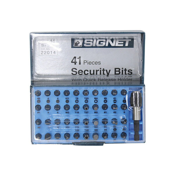 SIGNET(シグネット)の一覧はこちら□ビット40本を搭載したセット。□セット内容/付属品…60mmビットホルダー1本、25mmビット40本(+0・1・2・2・2・3、ポジ0・1・2・3、マイナス4・5・6・8mm、TRIWING1・2・...