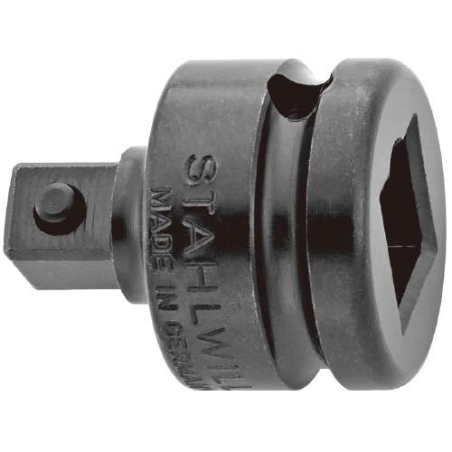 STAHLWILLE(スタビレー)の一覧はこちら3/8"SQのインパクトソケット等を1/2"SQインパクトレンチ等に装着する際に使用するアダプター□サイズ("SQ)：凹1/2x凸3/8□全長(L：mm)：37□外径(d：mm)：30□質量(...