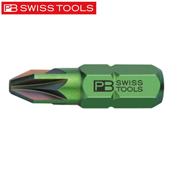 PB SWISS TOOLS(PBスイスツールズ)の一覧はこちら ●サイズ：PZ1●全長(mm)：25●質量(g)：5●差込角：1/4"(6.3mm)hex●強度と精度に優れた差込角1／4"（6．35mm）のポジドライブビットです。JANC...