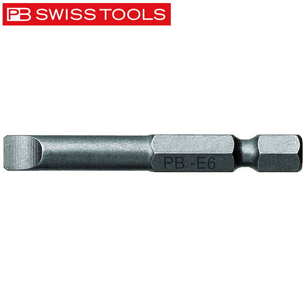 PB SWISS TOOLS(PBスイスツールズ)の一覧はこちら●刃先厚(mm)：0.5●刃先幅(mm)：3.5●軸長(mm)：24●全長(mm)：50●質量(g)：8●ボール溝中心から後端までの長さ(mm)：9●差込角：1/4"(6.3m...