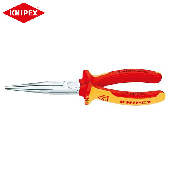 KNIPEX(クニペックス)の一覧はこちら 先端は精密に作られており細かい部品もつかむことが出来ます。●切断能力（φmm）(中硬線)：3.2●切断能力（φmm）(硬線)：2.2●長さ(mm)：200●口先の長さ(mm)：73●口先先端の厚さ...