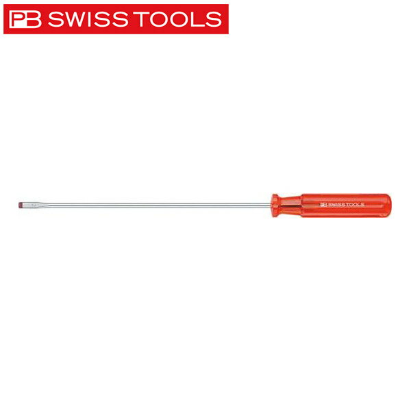 PB SWISS TOOLS(PBスイスツールズ)の一覧はこちら□仕様刃先厚(mm)：0.6刃先幅(mm)：4軸径(φmm)：4軸長(mm)：150全長(mm)：245質量(g)：44適合ネジ：M2.5先端は平行に加工されていますので、カム...
