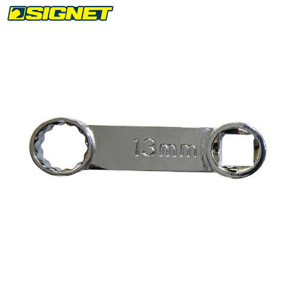 SIGNET(シグネット)の一覧はこちら □差込角：3/8"SQ□材質：クロームバナジウム鋼□サイズ(mm)：13□有効長(mm)：50□トルクレンチに取り付けて使用します。□ソケットではどうしても締められない場所にあるボルト・ナットのトル...