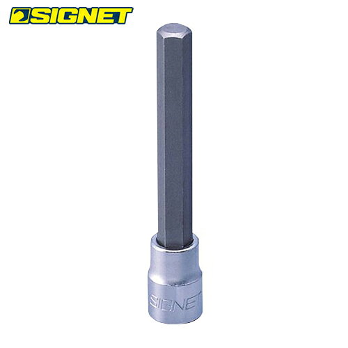 SIGNET(シグネット)の一覧はこちら六角キャップスクリュー用のロングビットソケット●サイズ(mm)：4●全長(L1；mm)：100●軸長(L2；mm)：75●外径(D；mm)：18●六角キャップスクリュー用のロングビットソケット。JAN...