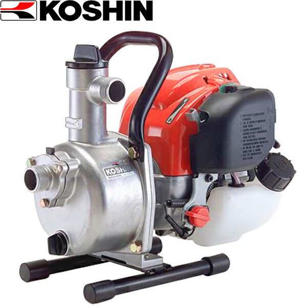 工進(KOSHIN)の一覧はこちら 1×D365×H313本体重量：5.5kg吸入・吐出口径：25mm(G1")全揚程:32m(0.32MPa）最大吸入揚程：8m最大吐出量：115L/分エンジン名称：ホンダGX25形式：空冷4サイクルガソリ...