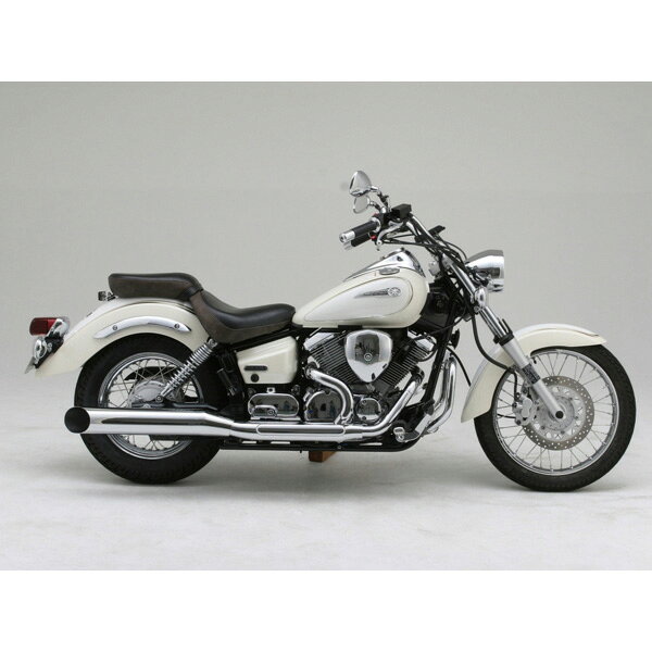 DAYTONA(デイトナ)の一覧はこちら■DS250●サイレンサー径φ100の横方向スラッシュカットを採用し、迫力のスタイリングに変身。●純正エキパイ(触媒内蔵)をそのまま使用しますので、平成18年排ガス規制に対応しています。この証明となる...