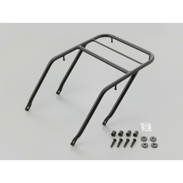 DAYTONA(デイトナ)の一覧はこちらタンデムシートと荷台の上面がフラットなので、大きな荷物も安全に積載できます。●積載部分寸法：長さ310×幅314(mm)●スチール製マットブラック塗装仕上げ●パイプ径15.9mm●リバーシブルバックレ...