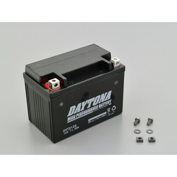 DAYTONA(デイトナ)の一覧はこちら■メンテナンスフリー（MF）バッテリー瞬間放電能力も高く、充電時間も短くなった、高性能バッテリー。電解液が注入済みのため、開封後すぐに使用できます。※ 3ヶ月以上未使用で保管している場合や、端子電圧が...