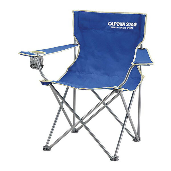 CAPTAIN STAG（キャプテンスタッグ）の一覧はこちら組立簡単、便利なカップホルダー付広げるだけで組み立てができるアウトドアチェア●製品サイズ（約）／82×51×80cm●製品重量（約）／2300g●材質／構造部材/鋼(エポキシ樹脂塗...