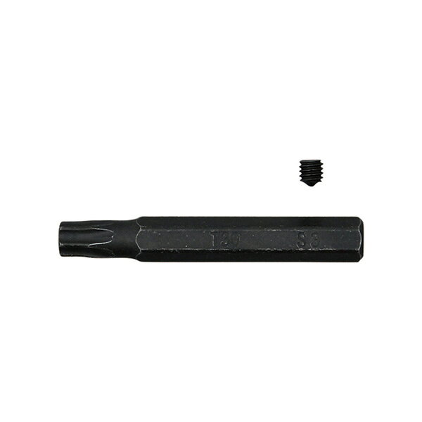 KTC(京都機械工具)の一覧はこちら●スタンダードタイプのT型いじり止めトルクスビットです。●差込角(sq.)：6.3●呼び：T8●ソケット部外径(D；mm)：16●全長(L；mm)：54.5●軸長(l；mm)：32●重量(g)：35●交換...