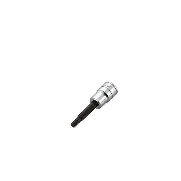 KTC(京都機械工具)の一覧はこちら●ビットの交換が可能です。●差込角9.5sq.のヘキサゴンビットソケットです。●パック入です。●差込角(sq.)：9.5●サイズ(S；mm)：5●外径(D；mm)：17●全長(L；mm)：66●軸長(l；...