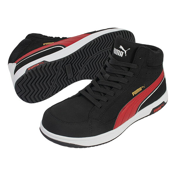 PUMA(プーマ)の一覧はこちらアッパー：合成皮革（マイクロファイバー）ソール：合成底先芯：グラスファイバー強化合成樹脂ARCH SUPPORT INSOLE・土踏まず部分をホールドするフィット感抜群のアーチサポート設計静電気帯電防止・人体...