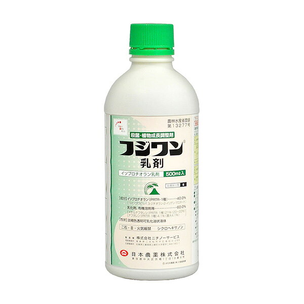 日本農薬の一覧はこちら透移行性に優れ、いもち病に対して安定した効果が長期間持続します。稲こうじ病を同時防除。穂ばらみ期から穂揃い期の散布で稲の登熟歩合向上効果を発揮します。無人ヘリコプターでの散布にも使用できます。●農林水産省登録番号：第1...