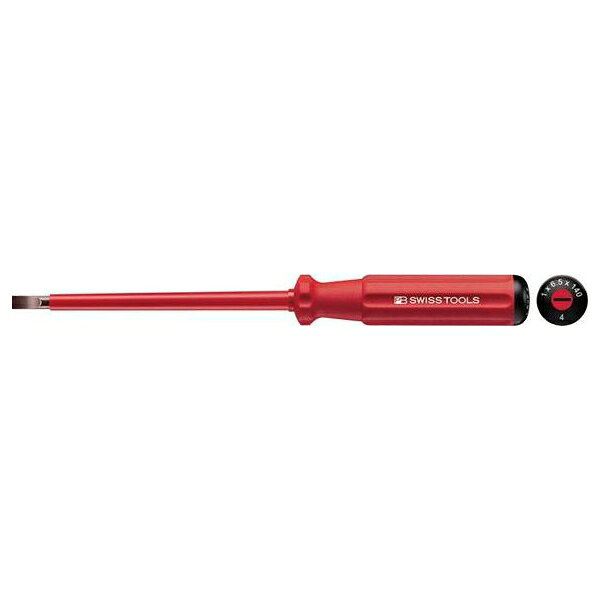 PB SWISS TOOLS(PBスイスツールズ)の一覧はこちら●先端(mm)：0.6x3.5●軸径(mm)：4●軸長(mm)：100●全長(mm)：190●質量(g)：29JANCD:7610733062416【銀行振込・コンビニ決済】等...